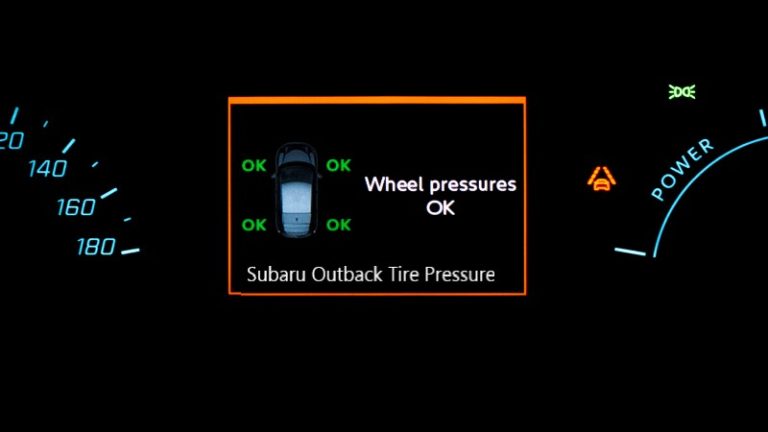 Subaru Outback Tire Pressure - All You Need To Know | Rx Mechanic