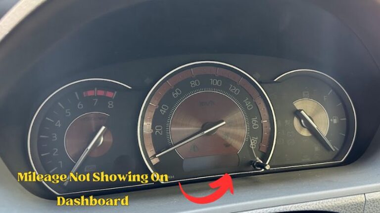 Mileage Not Showing On Dashboard – Causes and Solutions – Rx Mechanic