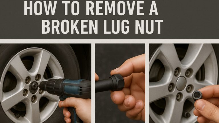 How To Remove A Broken Lug Nut ? | Rx Mechanic
